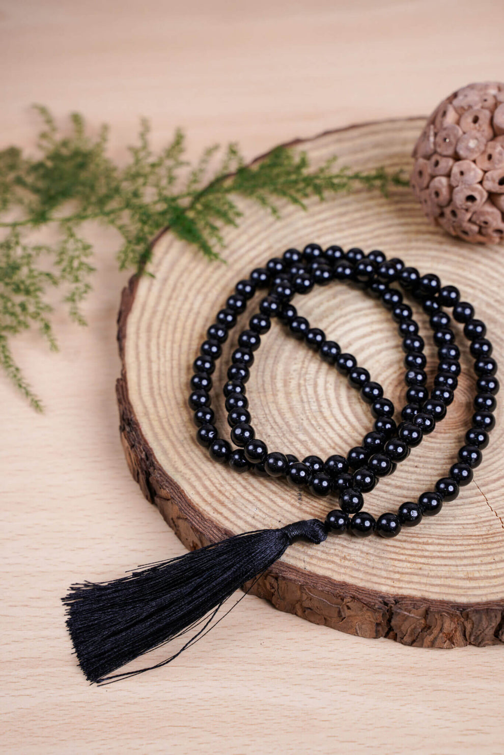 Black Agate Mala – Beyond Thoughts