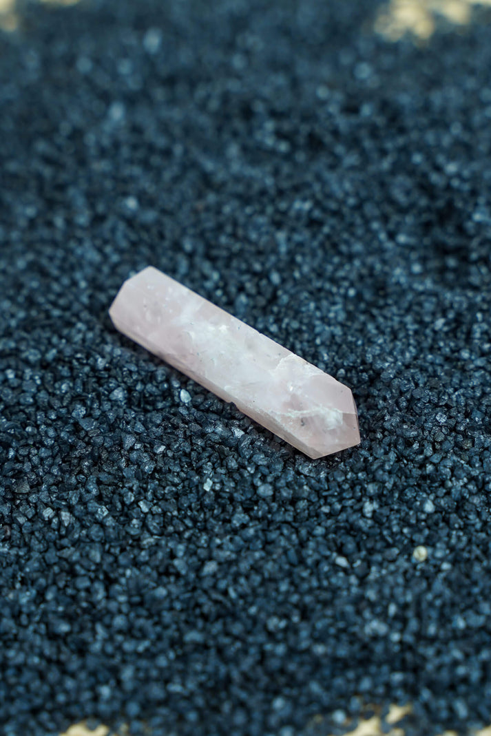 Rose Quartz Crystal | Rose Quartz Stick - BeyondThoughts.Co – Beyond ...